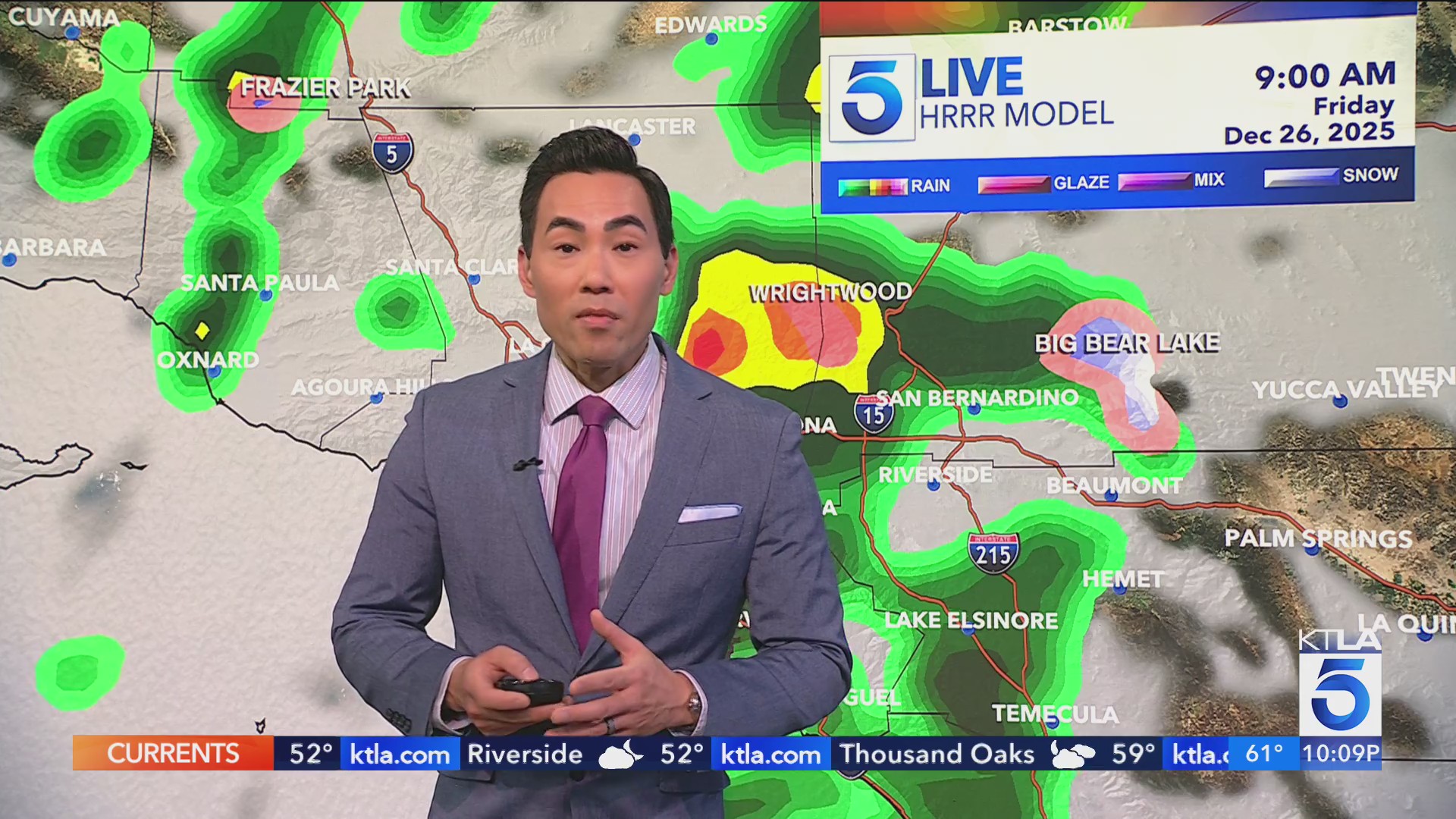 Storm beginning to move out