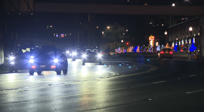 Dangerous day for a 'sleigh' ride: Slick roads and fierce winds ...