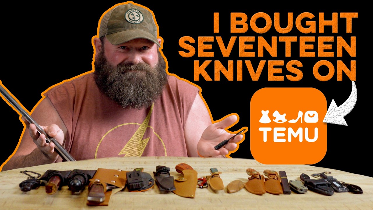 Testing cheap knives from Temu and continuing addiction