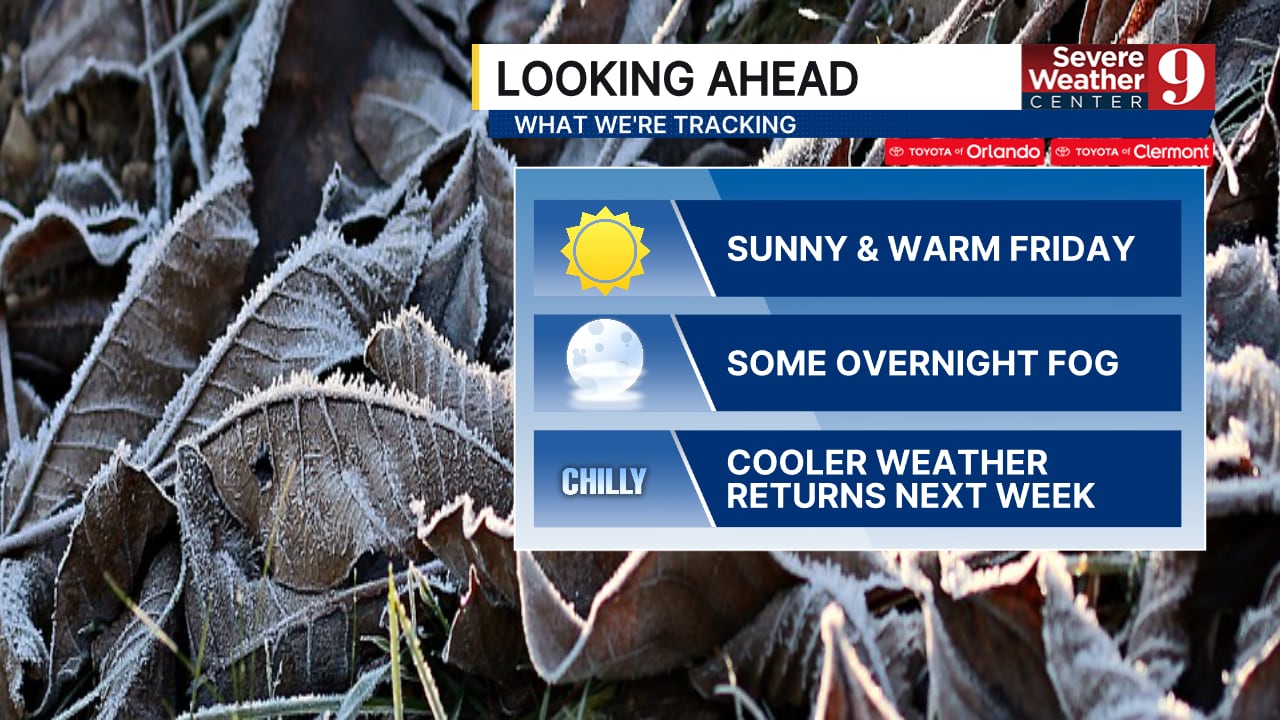 Central Florida’s weather remains steady, next front arrives early next ...