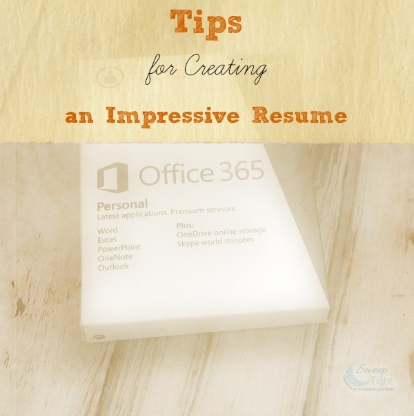 How to create an easy resume using Office 365