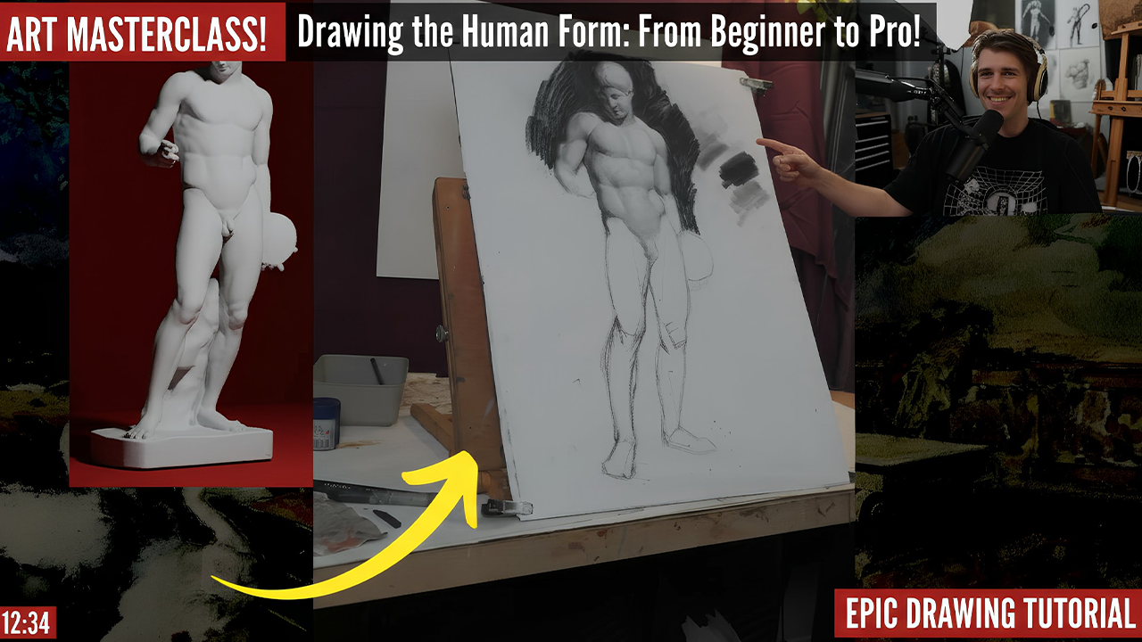 Drawing and researching art history live for creative inspiration