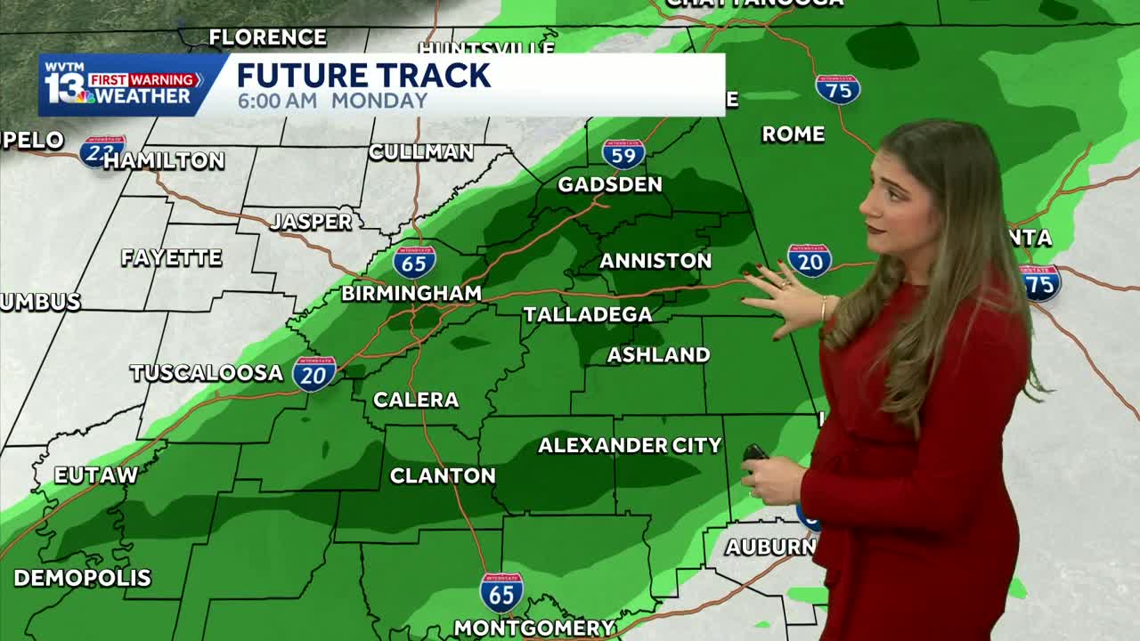 Tracking a cold front brining rain to the Alabama weather forecast ...