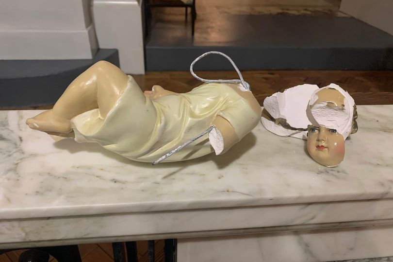 Edinburgh Christmas Eve mass ends with baby Jesus smashed and 'blood ...