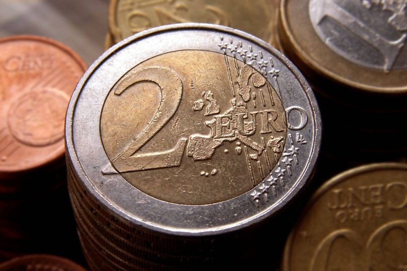 Check for €2 coins dated with specific year, they can be very valuable
