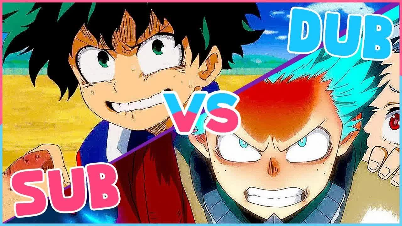 Sub vs dub - Deku | My Hero Academia