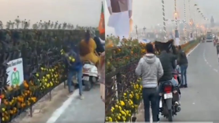 Fool-chori in Lucknow: After PM Modi’s visit, viral video shows people ...