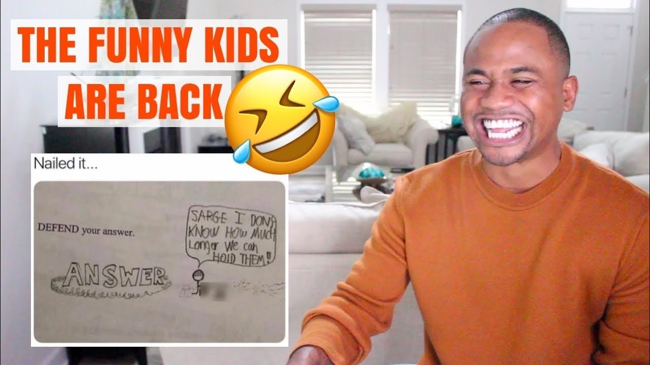 Funniest kid test answers and detention slips
