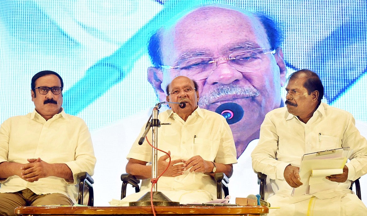 PMK feud deepens: Ramadoss issues legal notice to his son Anbumani ...