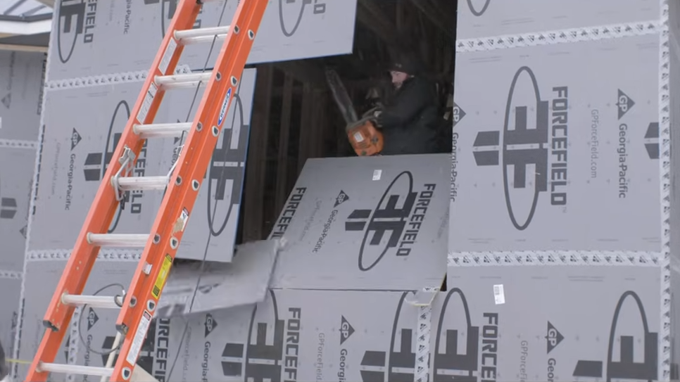 This is the point where a build becomes a house