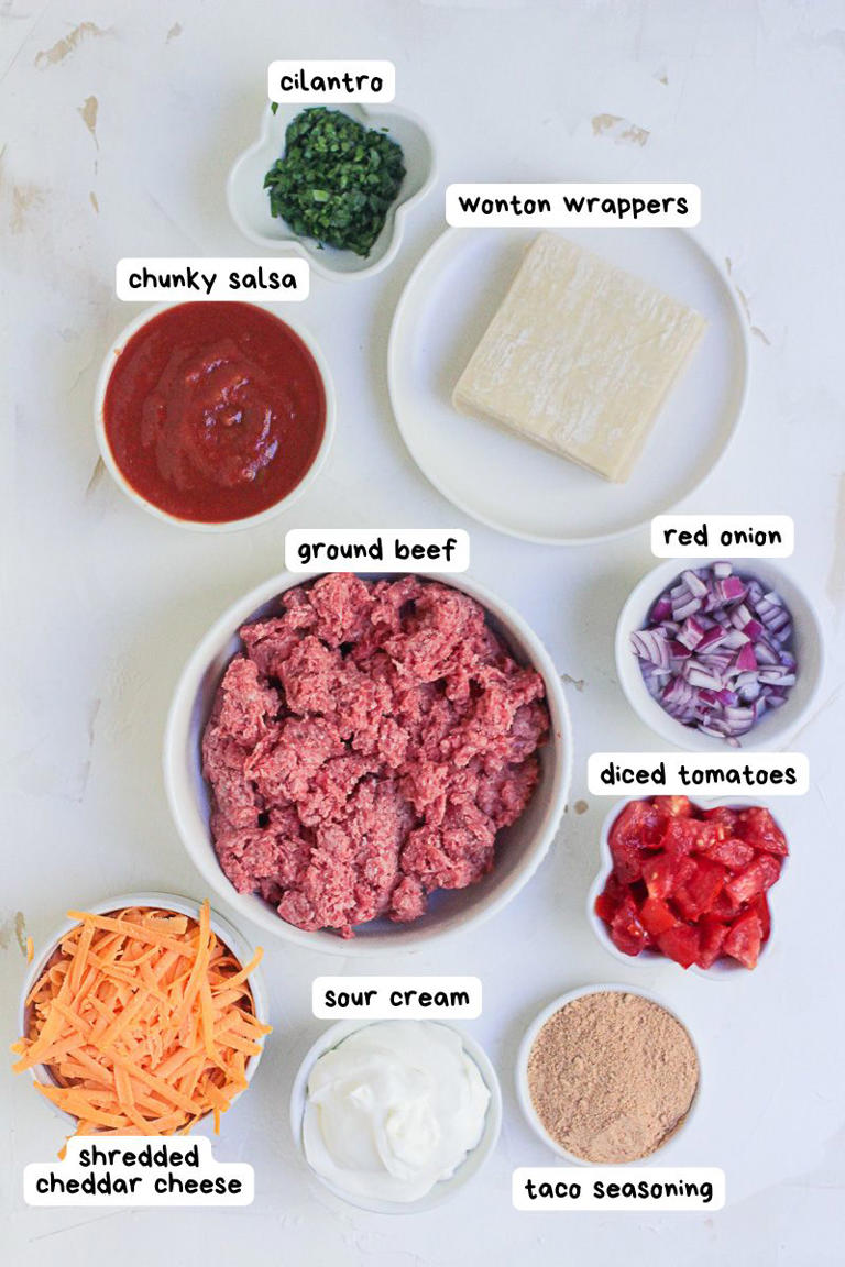 These wonton taco cups are the easiest game day win