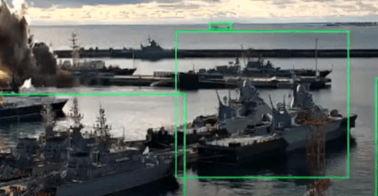 Ukrainian underwater drones make history with first-ever strike on ...