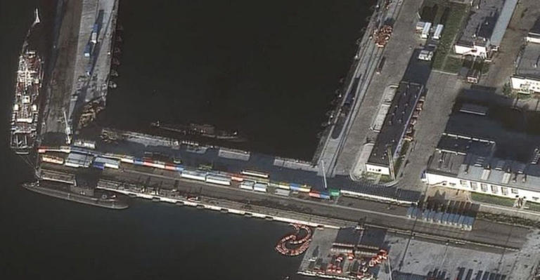 Ukrainian underwater drones make history with first-ever strike on ...