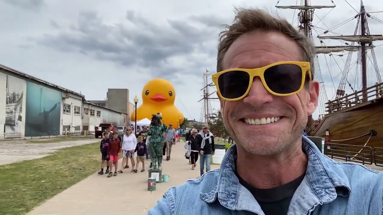 The world’s largest rubber duck at the Tall Ships Festival | Alpena ...