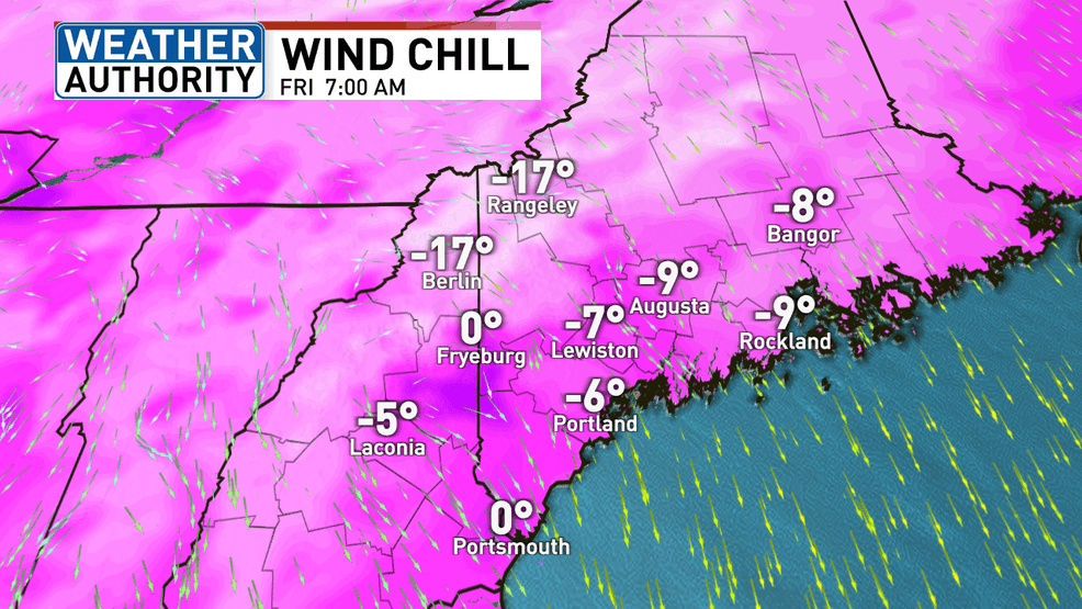 Frigid start to Friday with wind chills in single digits, negatives ...