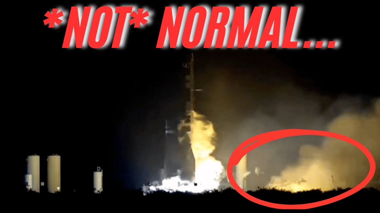 Watch the moment something exploded during Starship’s Ship 35 static fire