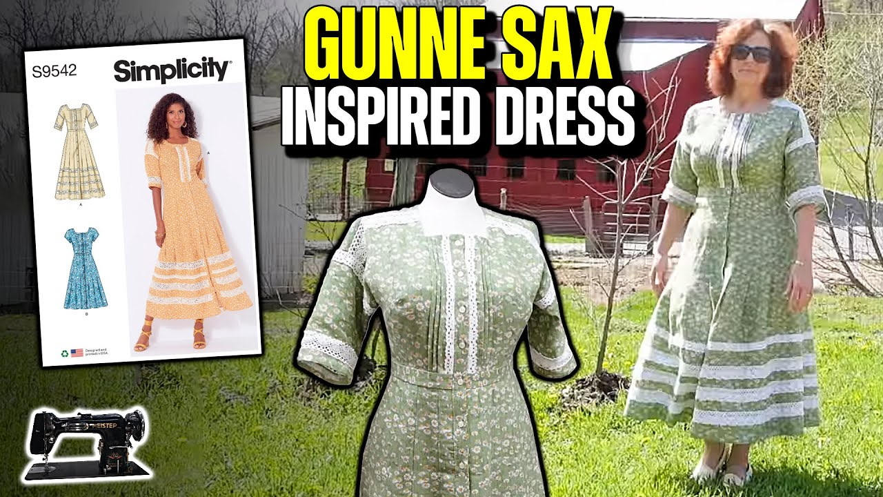 Sew a vintage-inspired Gunne Sax dress – Simplicity 9542 part 1