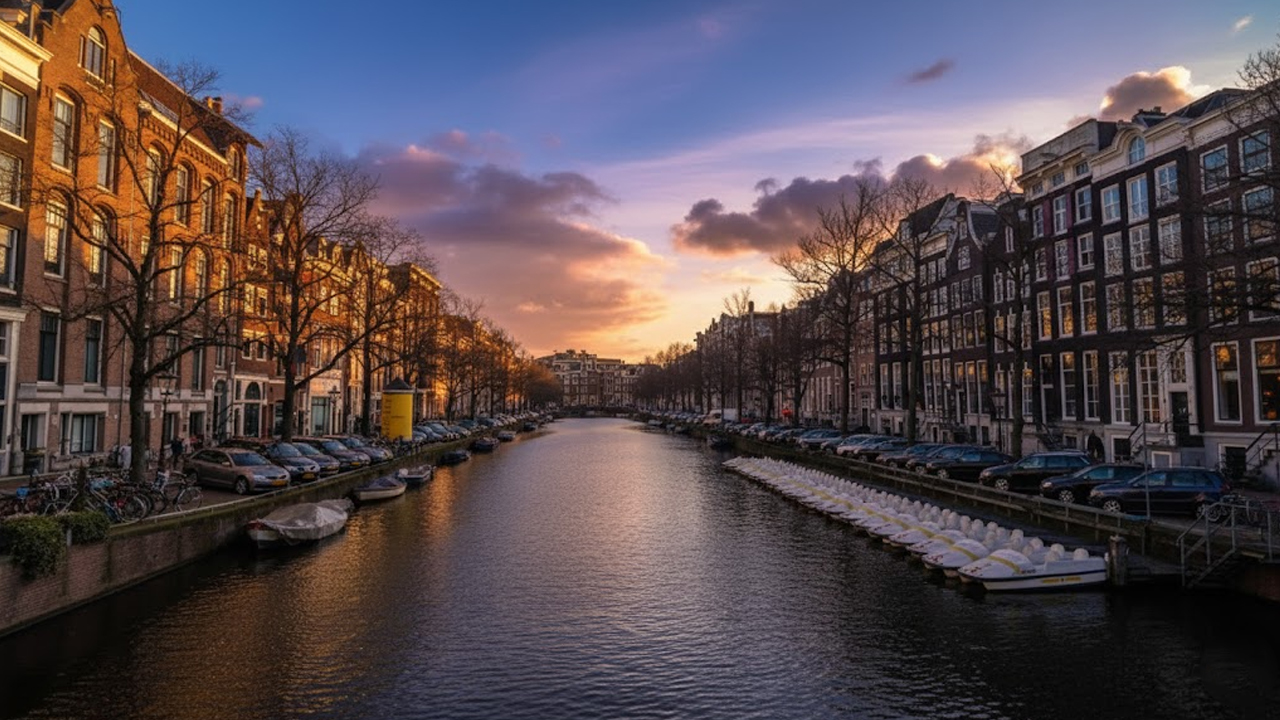 Jak žije Amsterdam za slunečného dne?