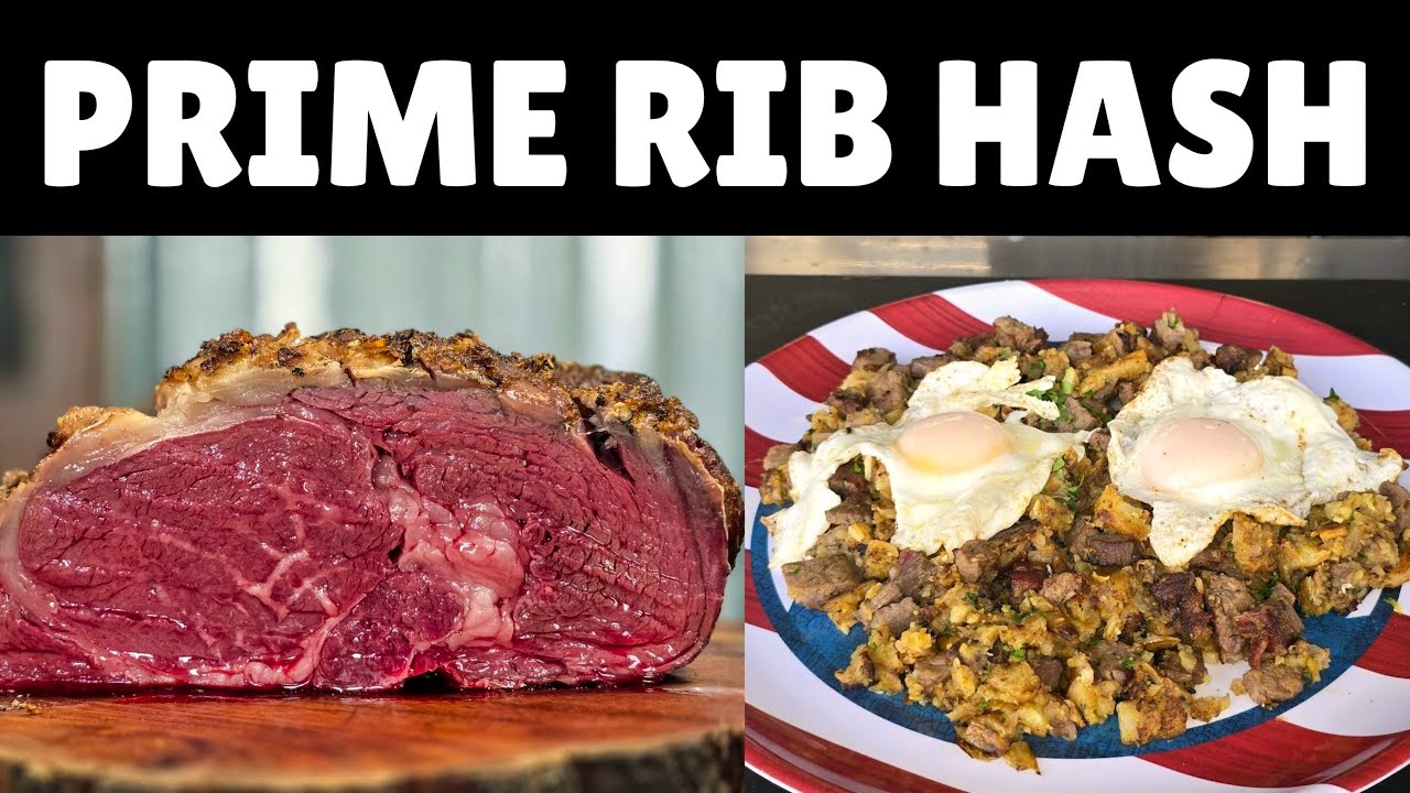 Easy prime rib hash | Leftover ideas on the Blackstone