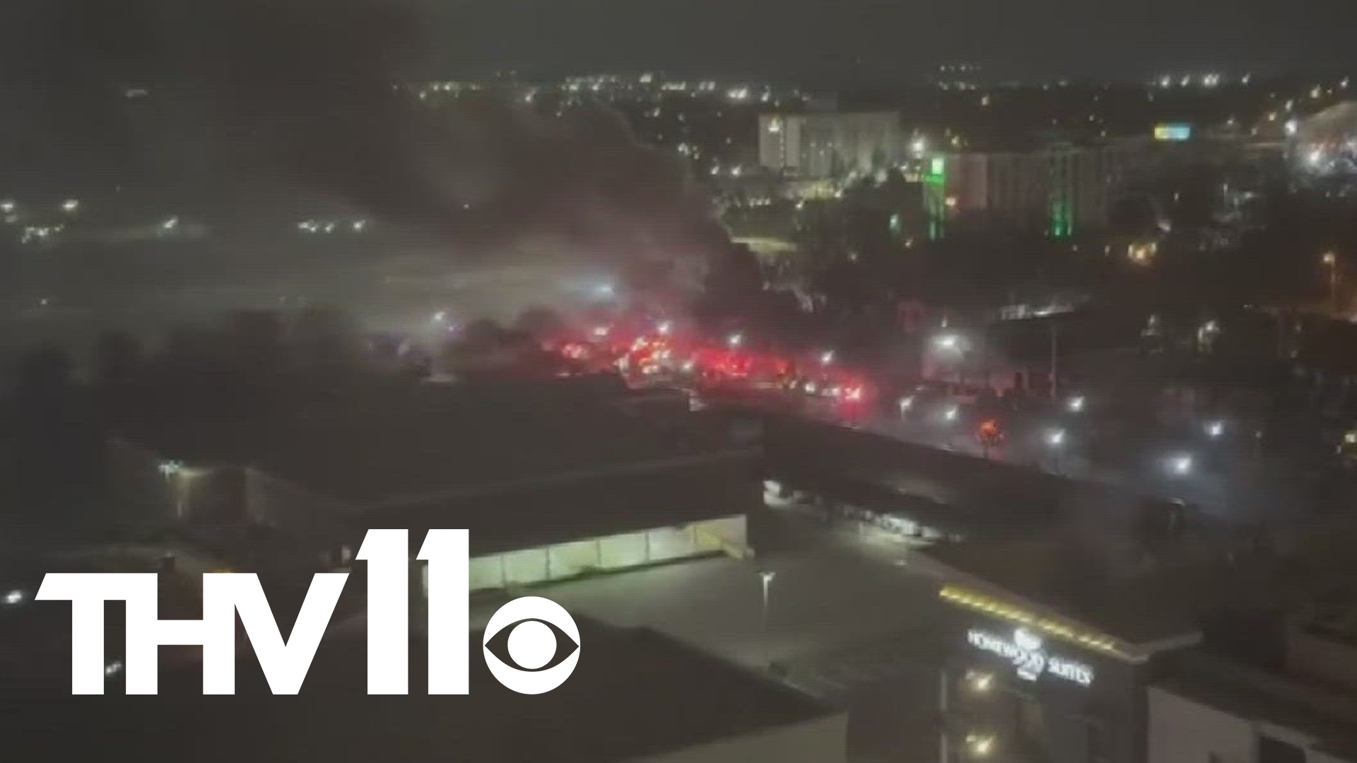 Fire in downtown Little Rock damages former Rotary Club building