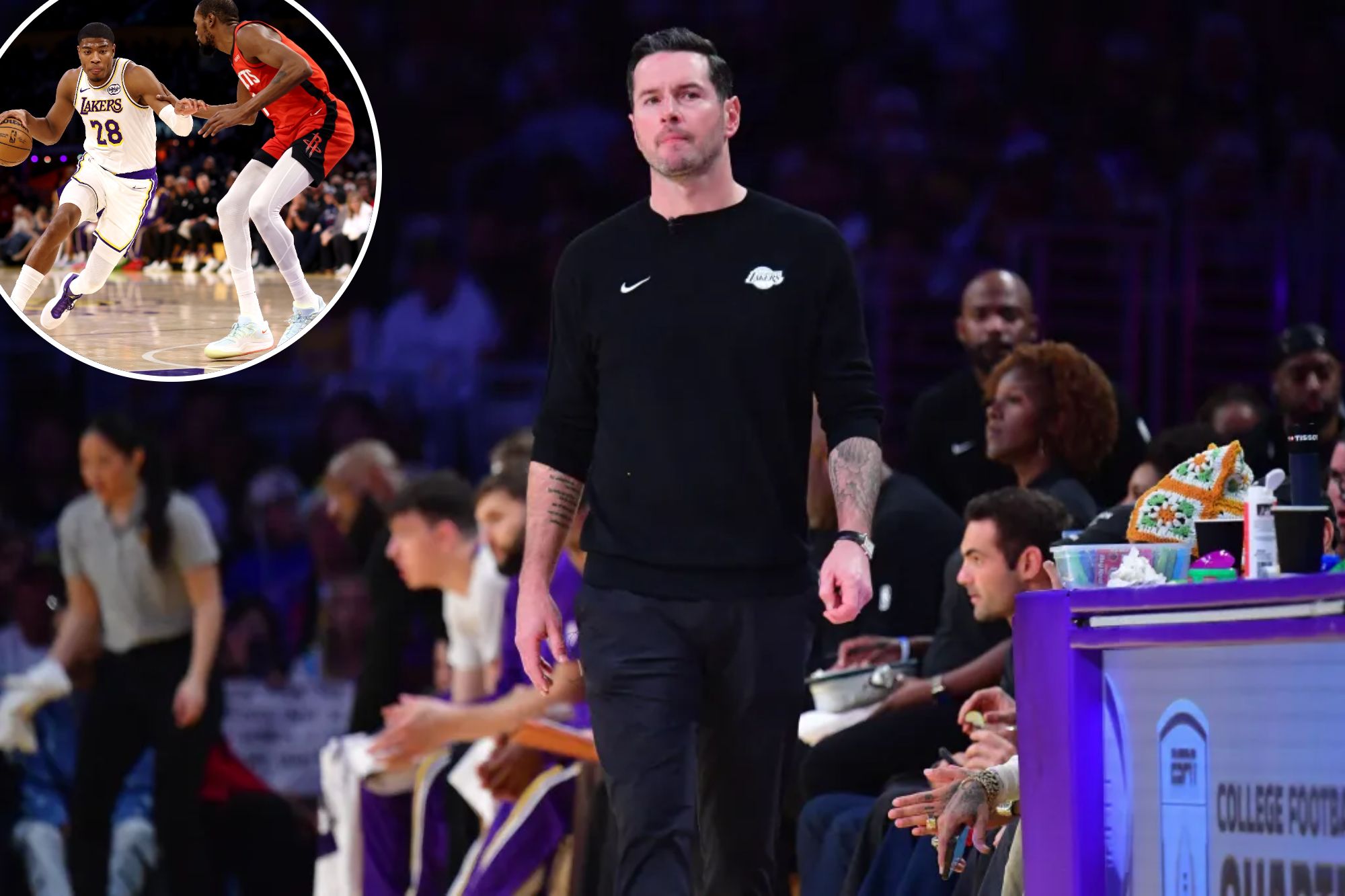 JJ Redick goes off on Lakers again after blowout loss to Rockets: 'We ...