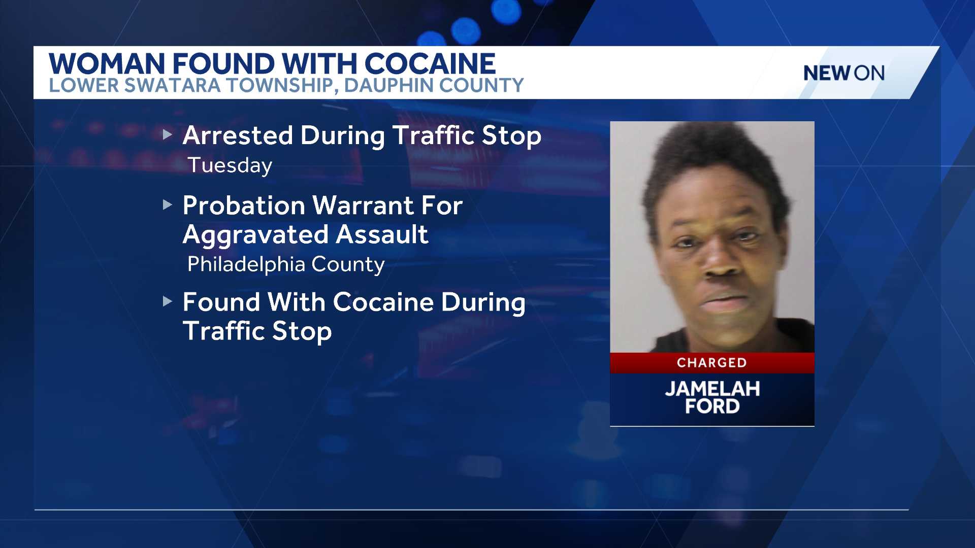 Woman arrested after traffic stop | Police say she was wanted, had ...