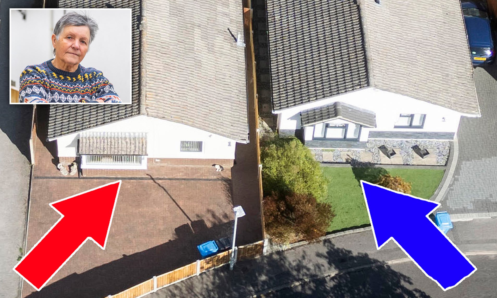 Pensioner to have home seized in boundary dispute over 1ft strip of land