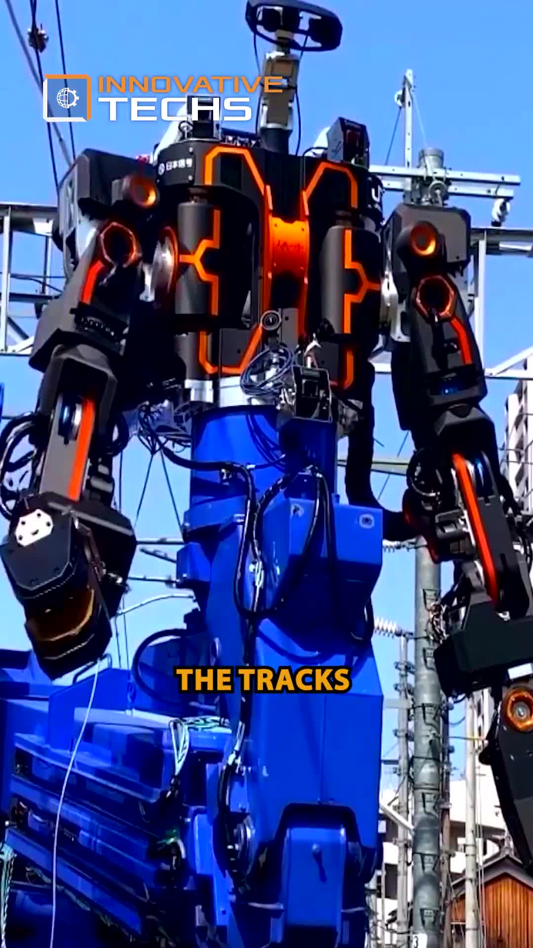 Japan’s giant humanoid robot revolutionizes railway maintenance!