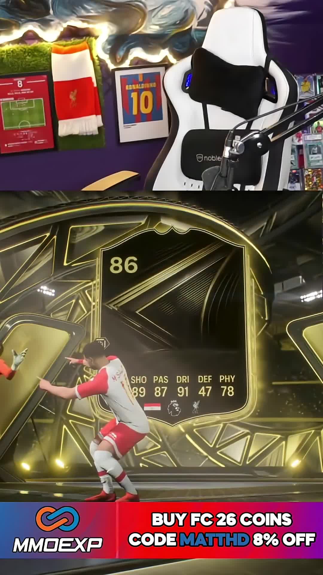 Champion icon! Insane walk out the room pack! #fc26 #shorts