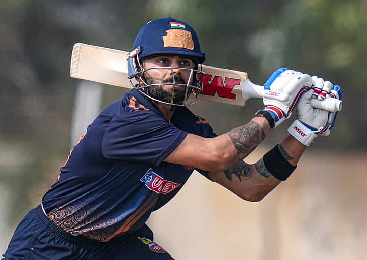 Vijay Hazare Trophy: Virat Kohli's 77 helps Delhi to a narrow 7-run win ...