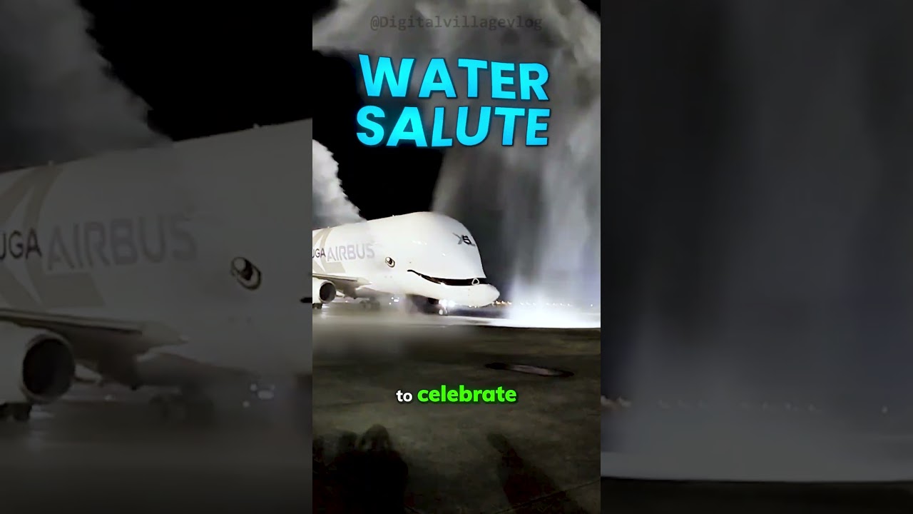 What are airplane water salutes?