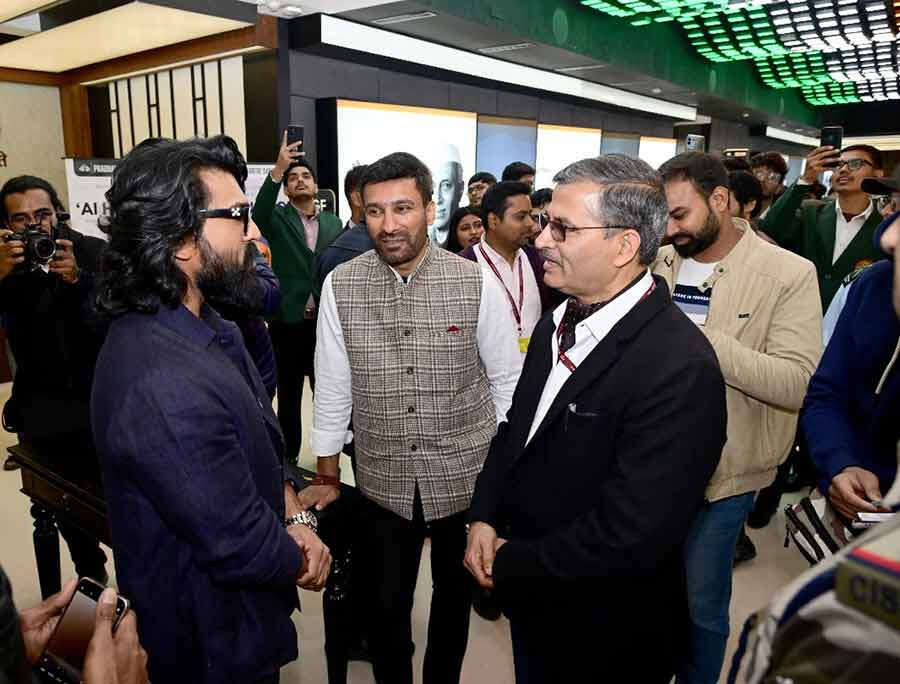 Ram Charan visits Pradhanmantri Sangrahalaya Museum in Delhi