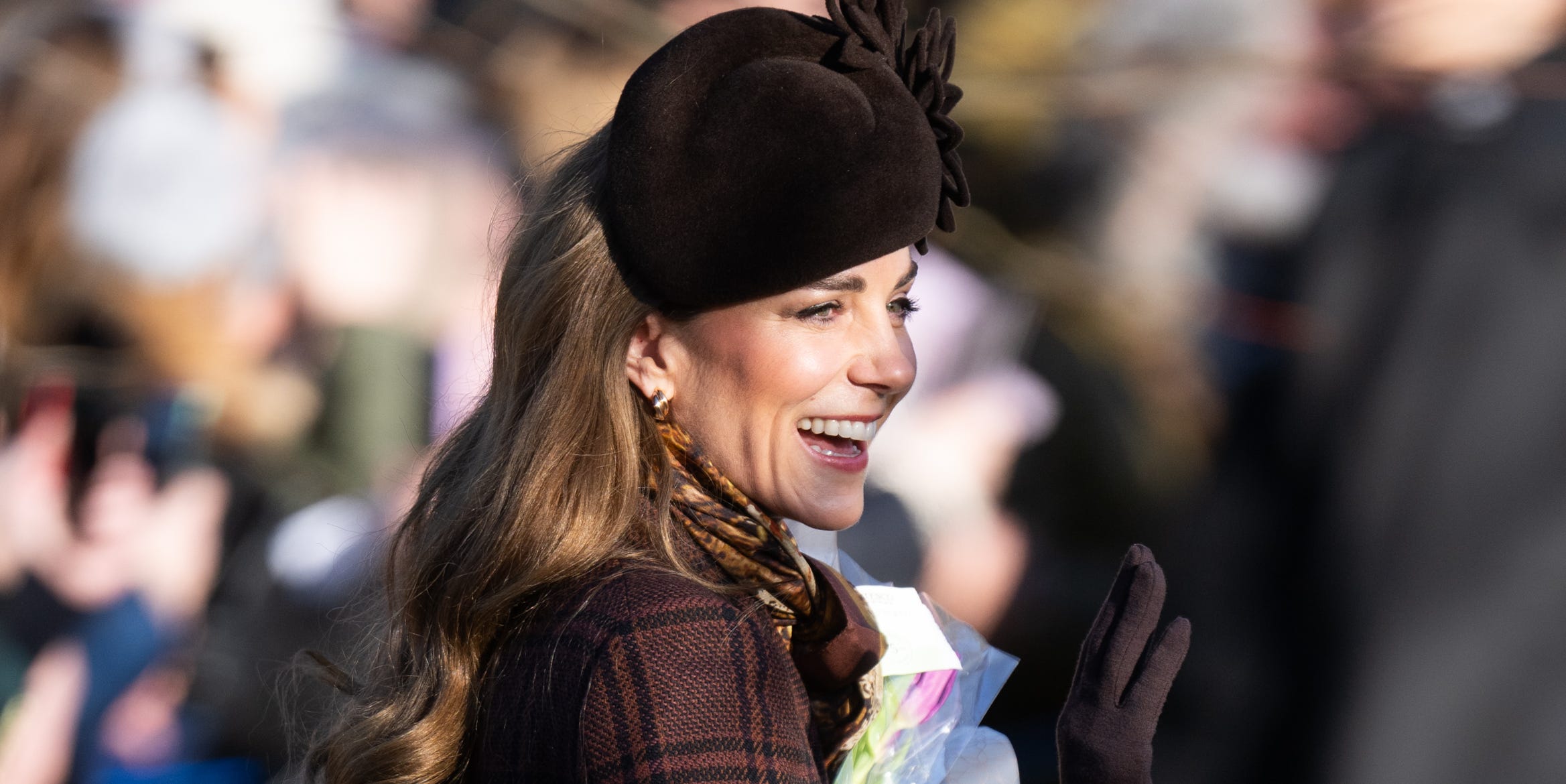Kate Middleton da una lección de estilo con un abrigo de cuadros de la ...