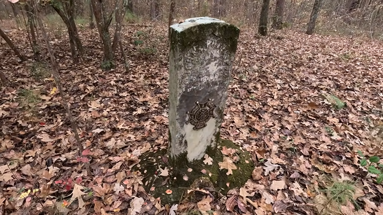 A patriot of 1776 buried alone in the forest for nearly 200 years