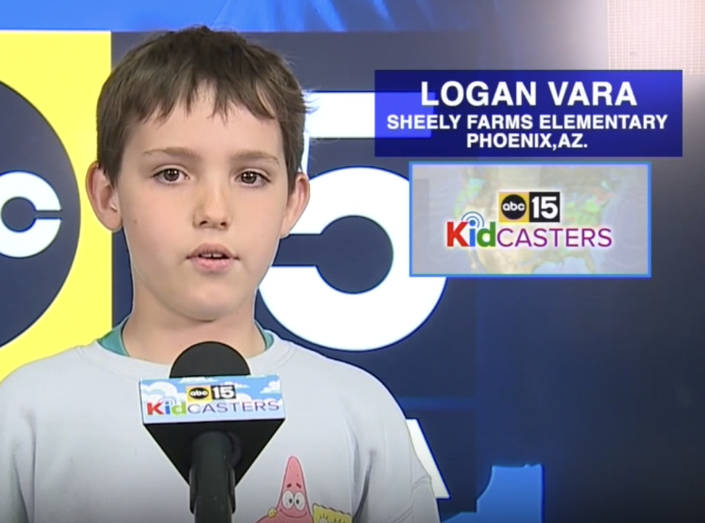 Kidcaster Logan gives your Friday morning forecast from Sheely Farms ...