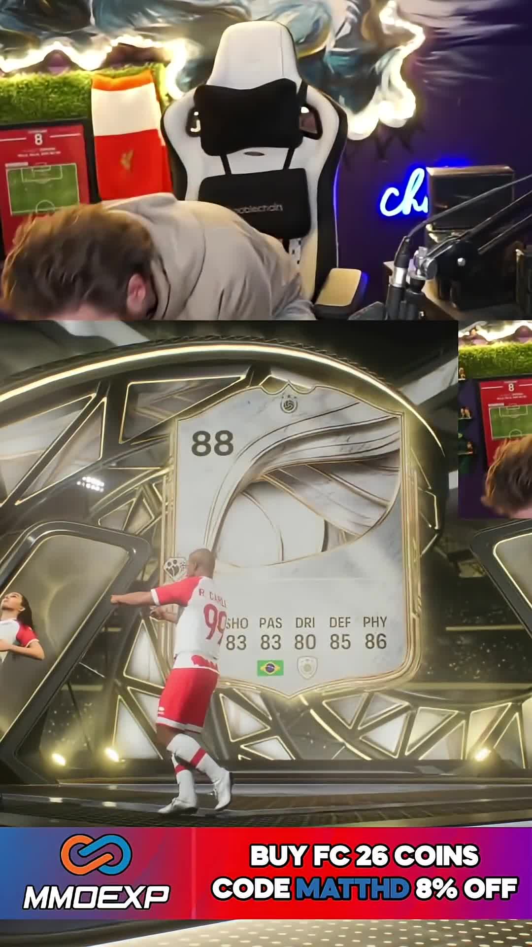 OMG! I PACKED A BRAZILLIAN INSANE ICON ON FC 26! #fc26 #shorts