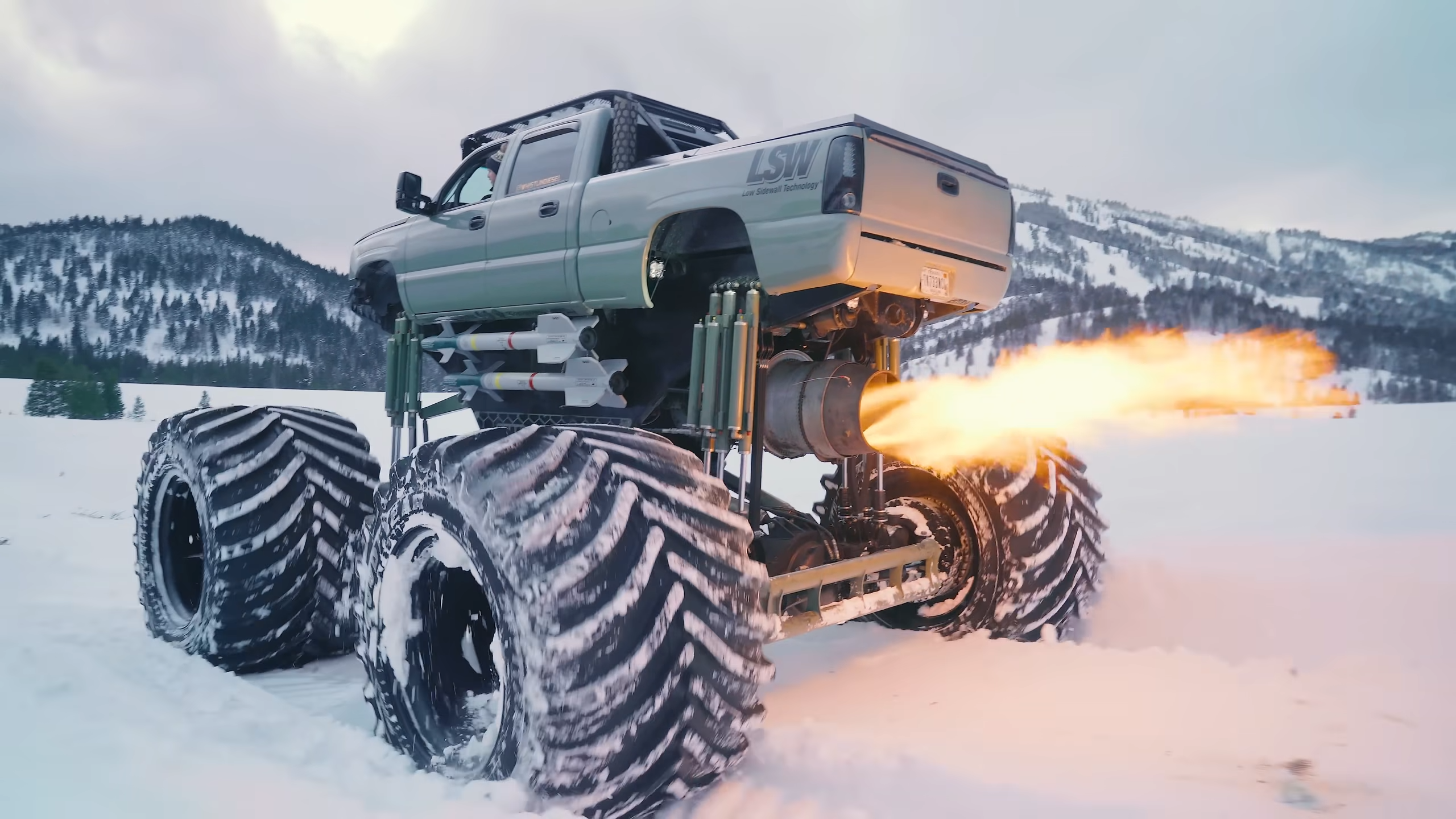 We put a jet engine on a monster truck - everything started breaking