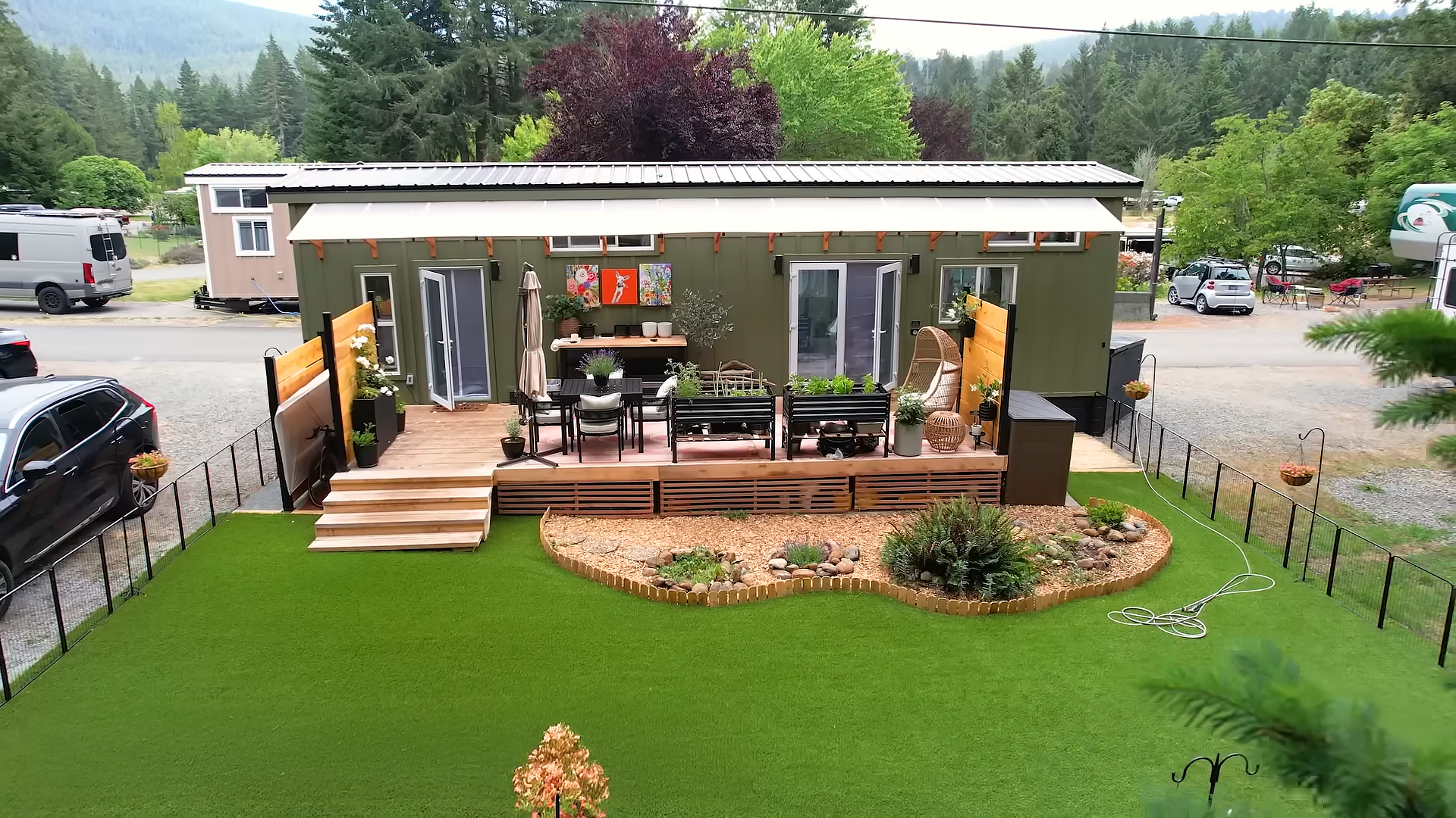 Her gorgeous tiny house for early retirement