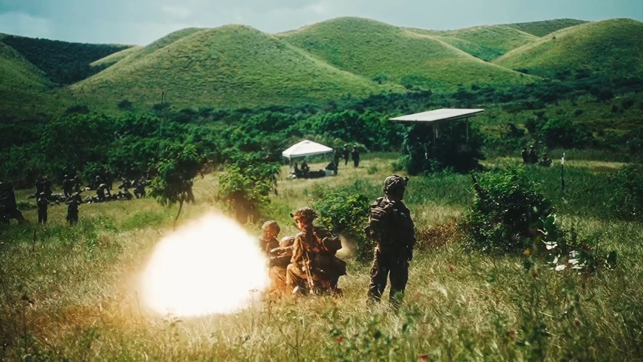 US Marines conduct explosives training near Venezuela