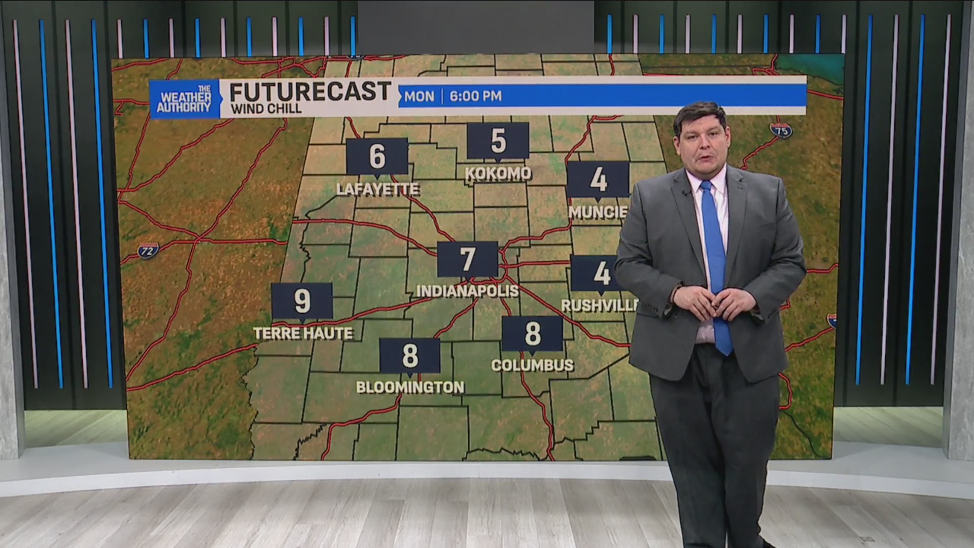 9:15 a.m. weather report for December 26, 2025