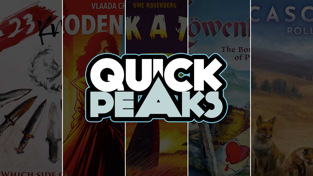 Quick peaks - 23 Knives, Codenames: XXL, Click a Tree, Löwenherz ...