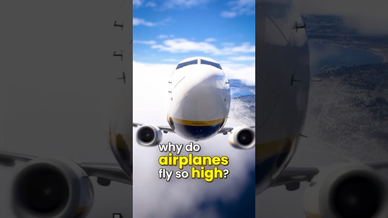 Why do airplanes fly so high?