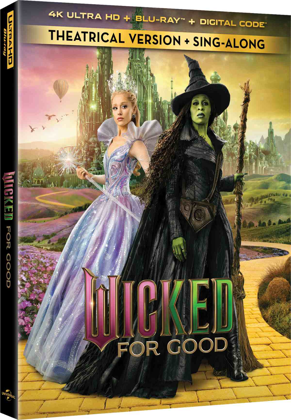 Wicked: For Good digital, 4K UHD, Blu-ray, and DVD details