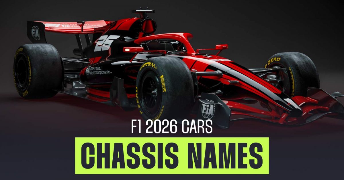 F1 2026 cars: What name has each team given its chassis for the 2026 ...