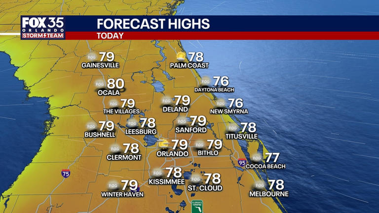 Orlando weather: Warm temps this weekend, big chill next week