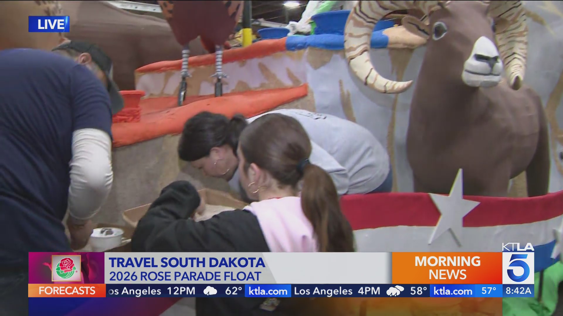 The magic in teamwork Rose Parade float: AES 2026 South Dakota & the ...