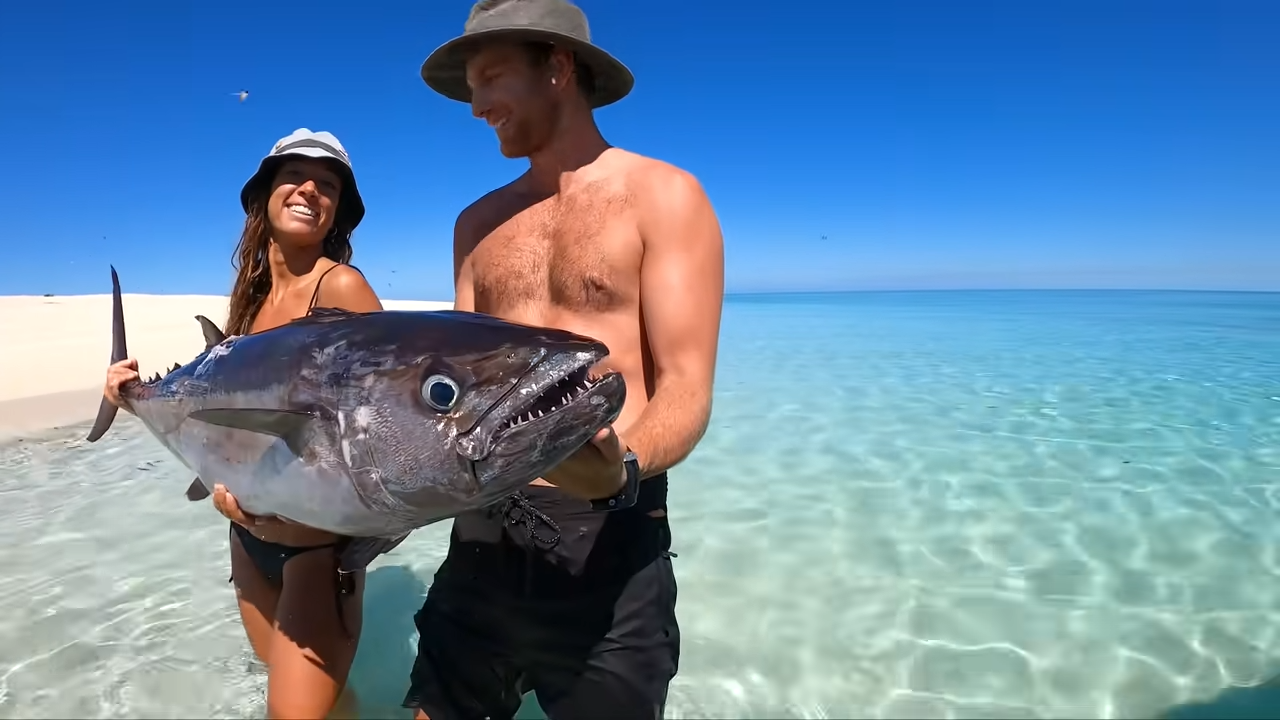 What happens when you camp with sharks and crocodiles nearby
