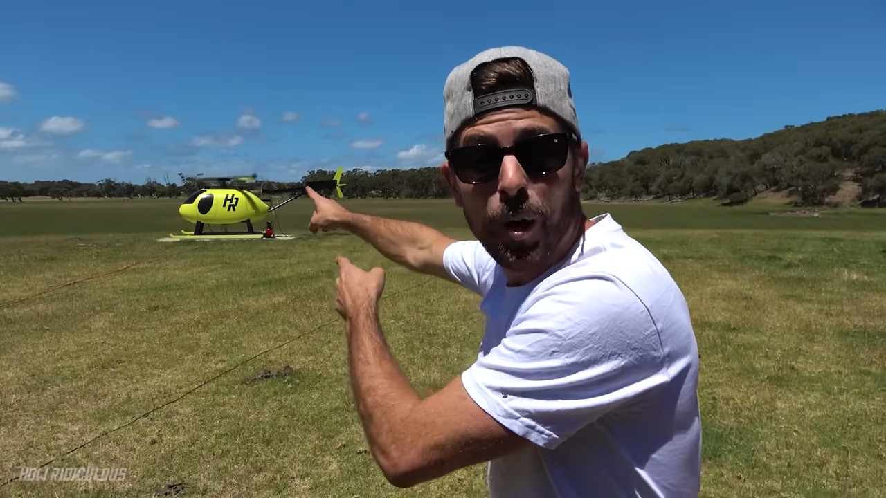Watermelon VS helicopter bat at 250kph