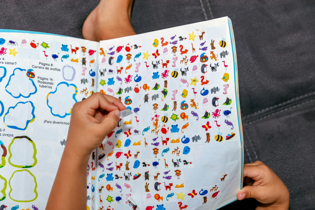 This creative trick for upcycling empty sticker sheets is so cute