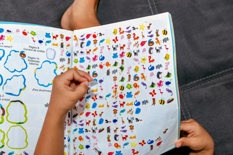 This creative trick for upcycling empty sticker sheets is so cute